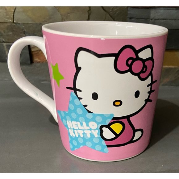 Saniro hello kitty | Kitchen | Hello Kitty By Sanrio Mug 24 Pink Hello ...